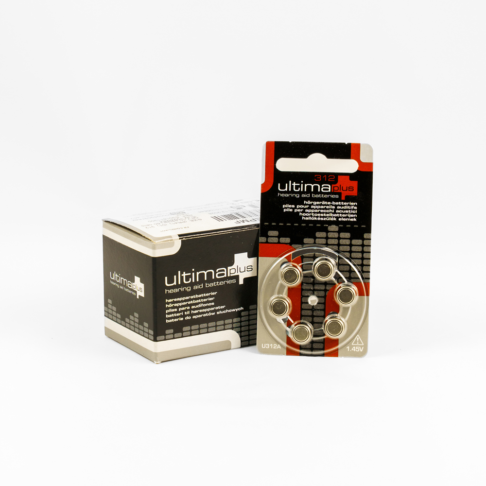 Ultima 312A Batteries (1 Box of 60 Cells) - EarDoc